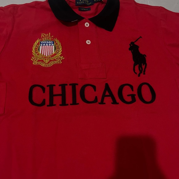 Ralph Lauren | Shirts | Chief Keef Red Polo Ralph Lauren Chicago Shirt | Poshmark